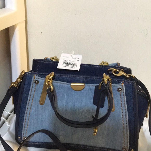 Coach | Bags | Coach Denim Colorblock Dreamer 2 Satchel | Poshmark